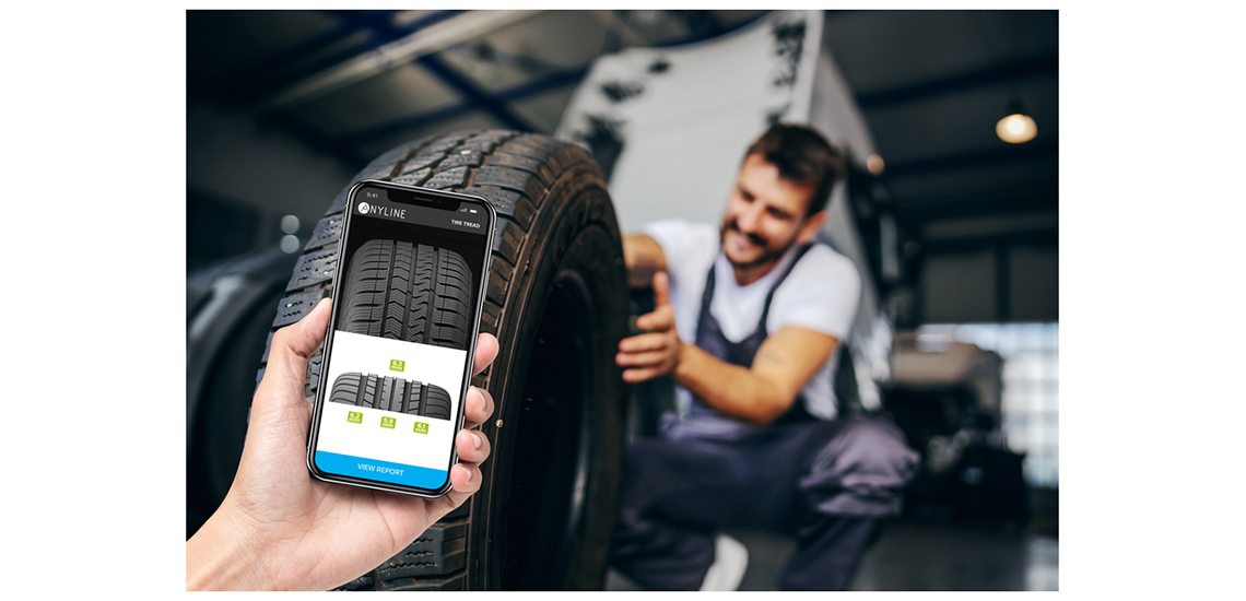 Anyline Launches Commercial Tire Tread Scanner for Mobile